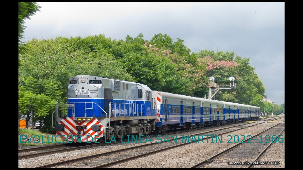 Evolución de la Linea San Martín 2022-1986 - YouTube
