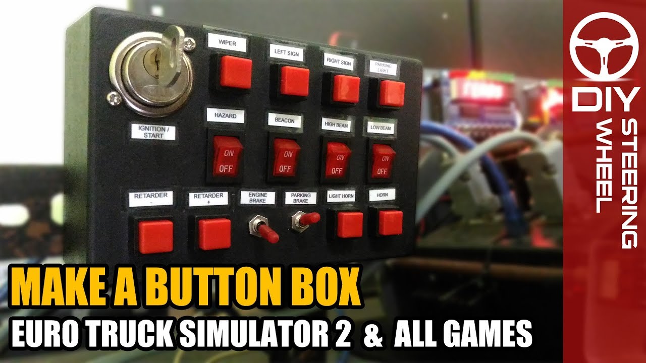 Box Button Tutorial for ETS and Racing Game using MMJOY | DIY SIM RIG ...