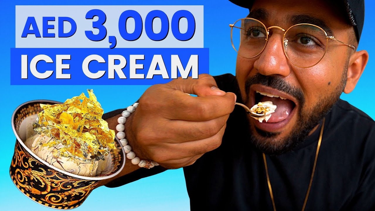 I ate 3,000 AED Ice Cream - YouTube