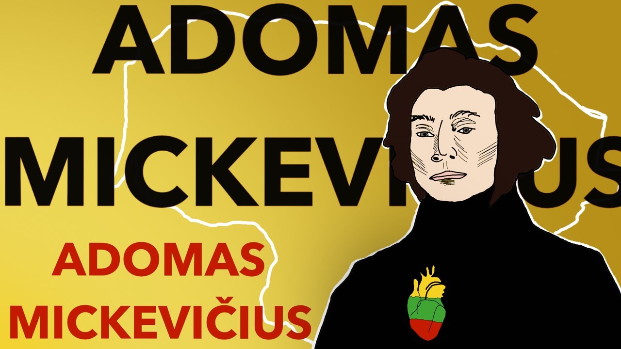 Adomas Mickevičius I LITERATŪROS AKCENTAI - YouTube