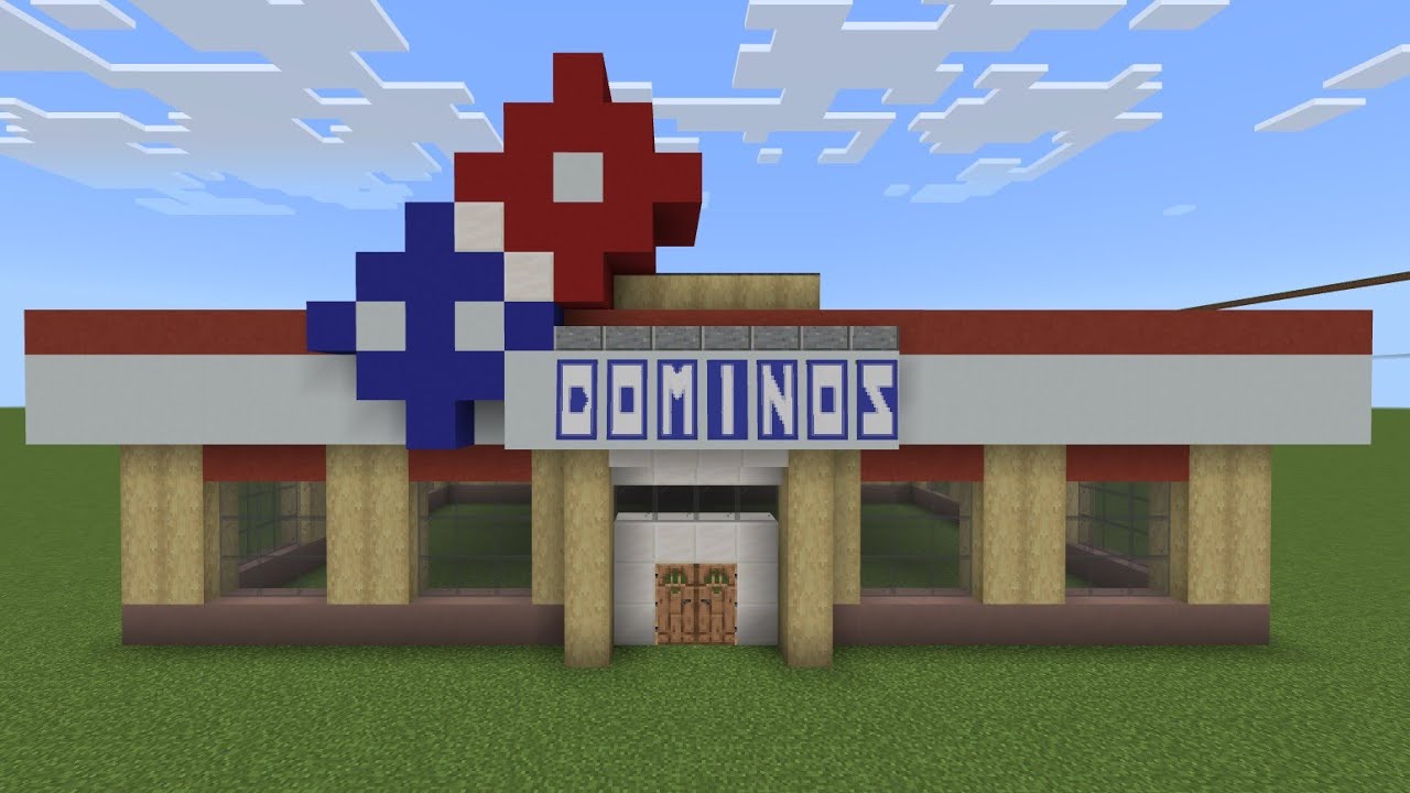 Minecraft Domino's Pizza Restaurant Tutorial - YouTube