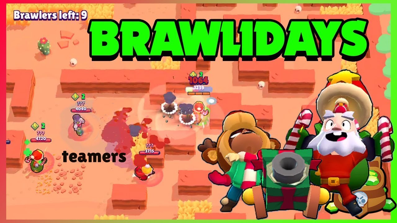 BRAWLIDAYS // Random Gameplay Moments | Brawl Stars - YouTube