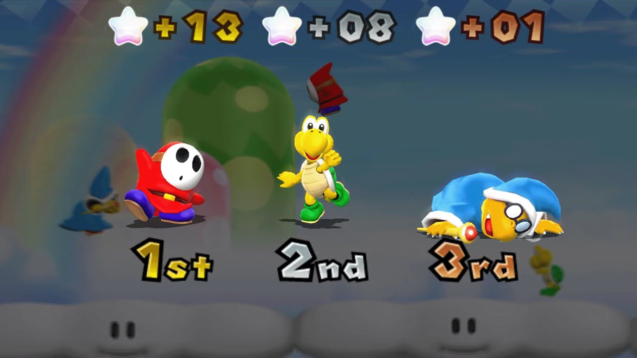 Mario Party 9 - Magikoopa vs Shy Guy vs Koopa - Bowser Station (Master ...
