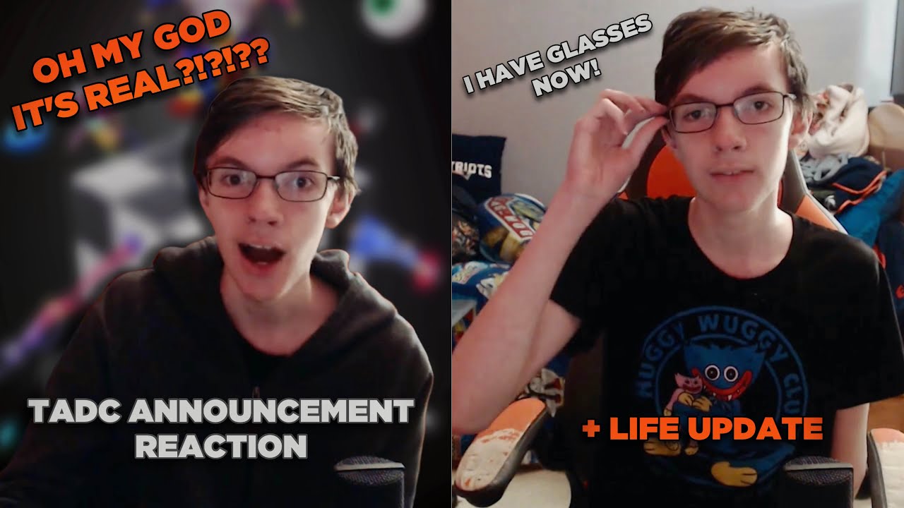 TADC Announcement Reaction + Life Update - YouTube
