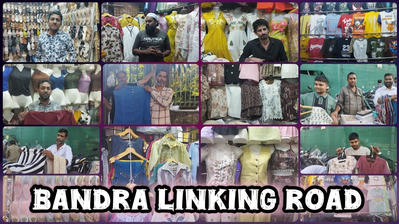 BANDRA LINKING ROAD STREET MARKET - shopping starts from ₹100 - One of ...