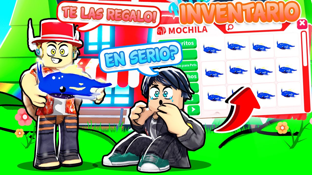 DESCUBRO AL CREADOR DE ADOPT ME *REGALANDO LAS NUEVAS MASCOTAS GALAXIA ...