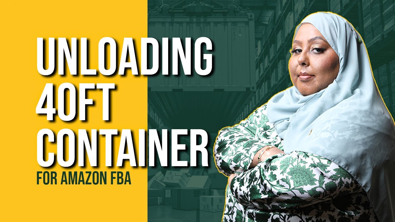 Unloading 40FT HC container for Amazon FBA - YouTube