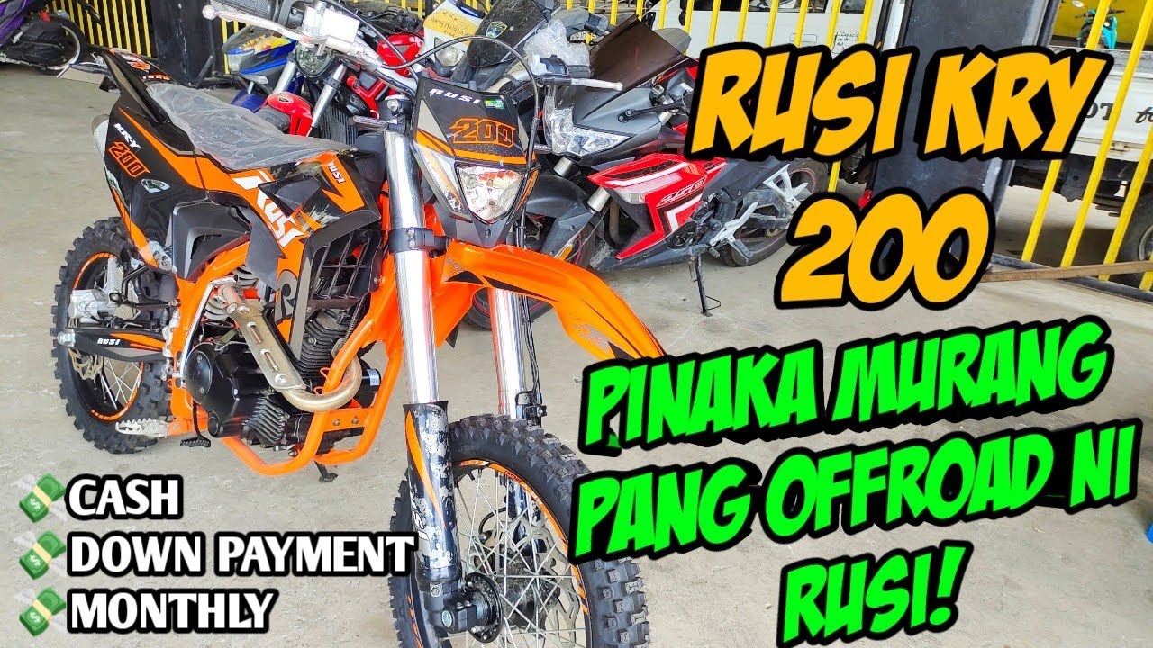 Bagong Modelo Na Pang Offroad Ni Rusi 2024 KRY 200 Langga Gail Review ...