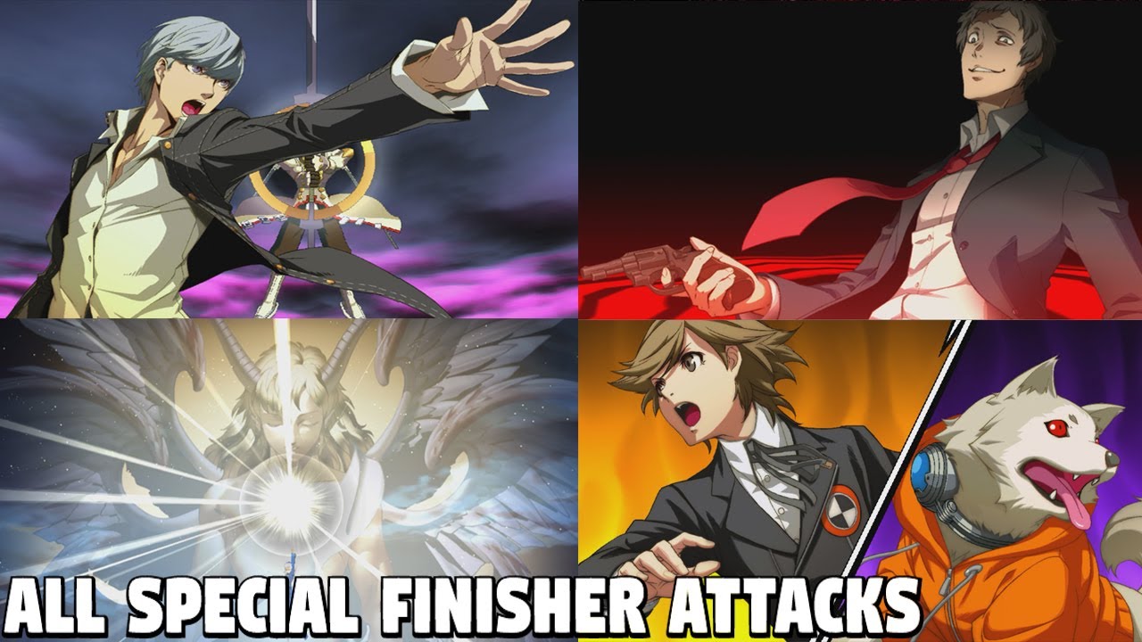 All Special Finisher Attacks - Persona 4 Arena Ultimax - YouTube