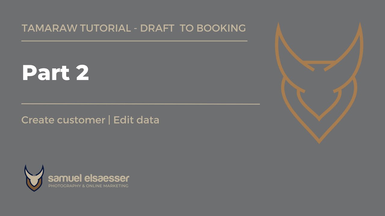 Create customer | Edit data - YouTube