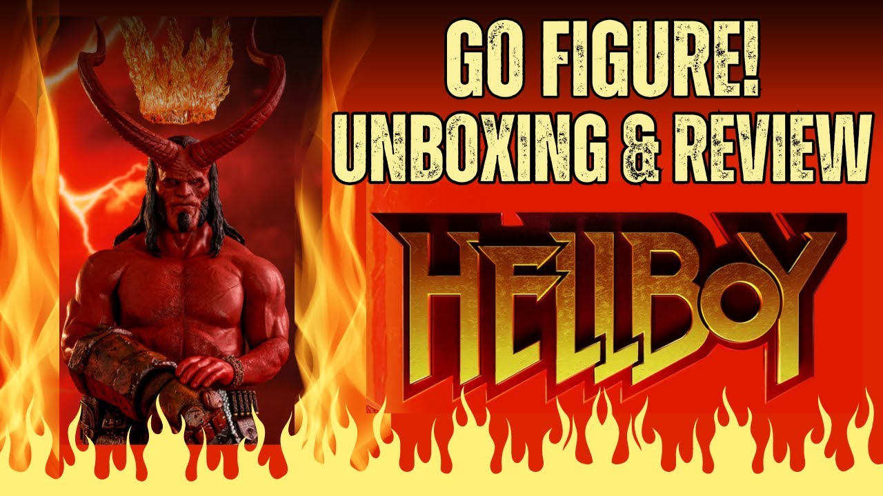 HOT TOYS HELLBOY DAVID HARBOUR 1/6 scale figure unboxing and review ...