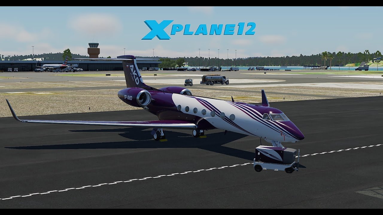 X-Plane 12.05R1 GLF550 BIZ JET OPS Philly To Bermuda Live - YouTube