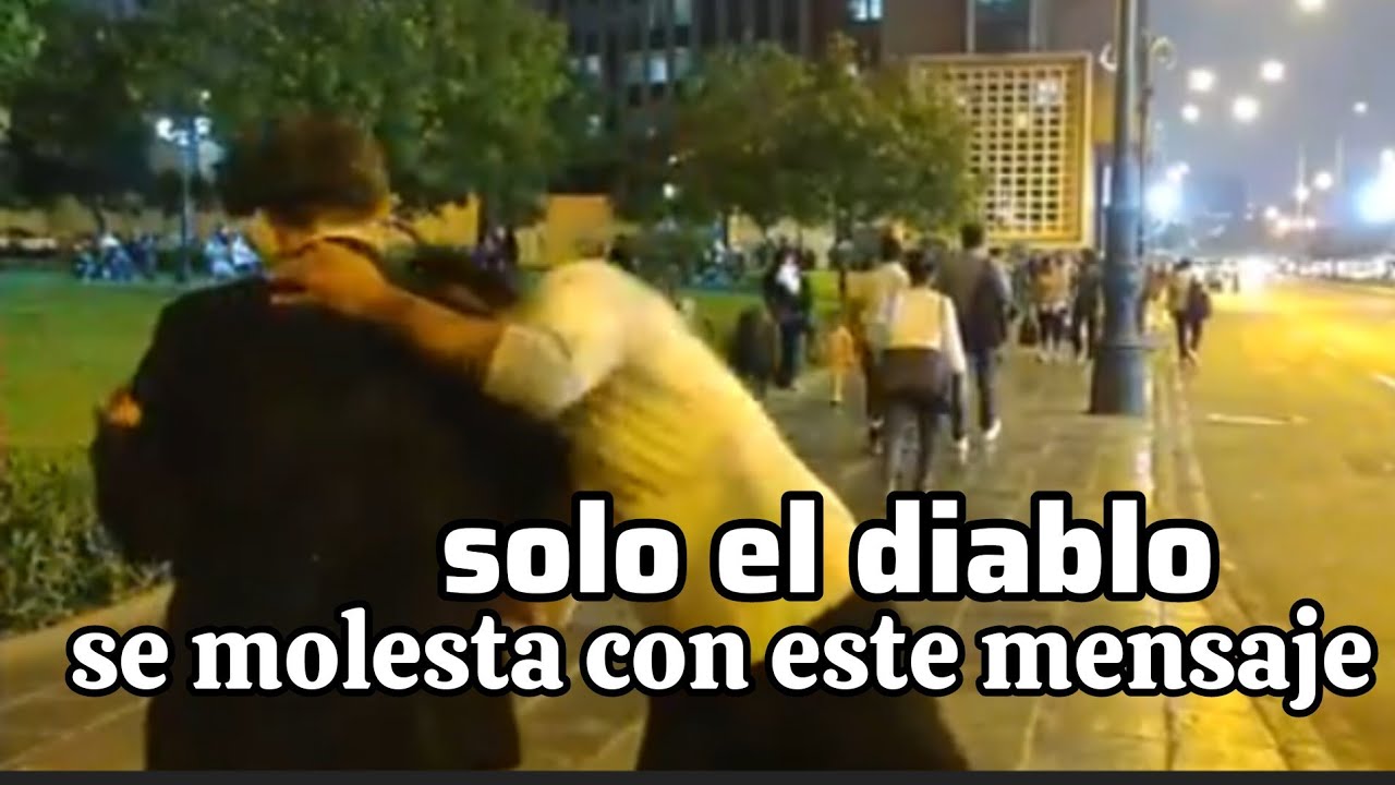 así es el diablo cuando no quiere que se predique el evangelio - YouTube