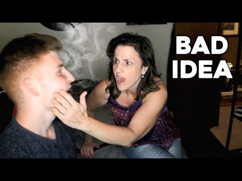 Vaping in front of my mom for the 1st time..