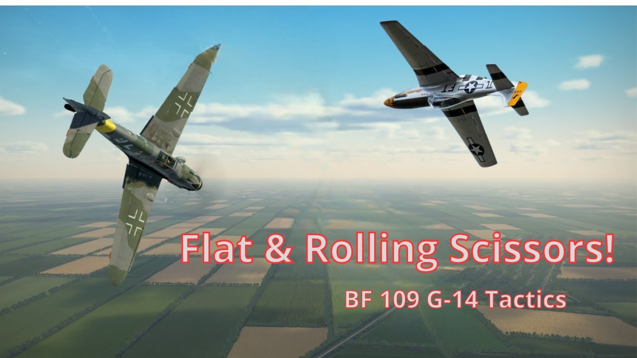 🔥 "BF 109 G-14 Dogfight Tactics – Flat & Rolling Scissors Explained ...