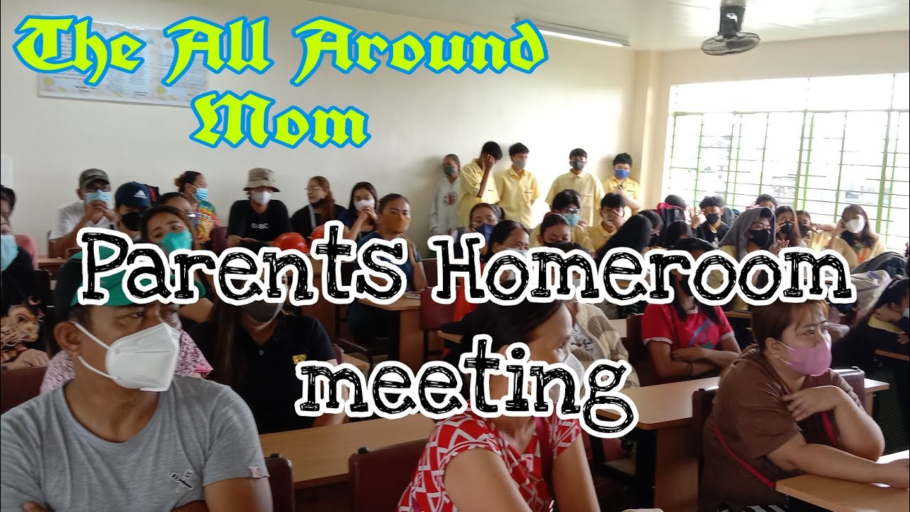 All Around Mom... Parents Homeroom meeting (attending) #PTA - YouTube