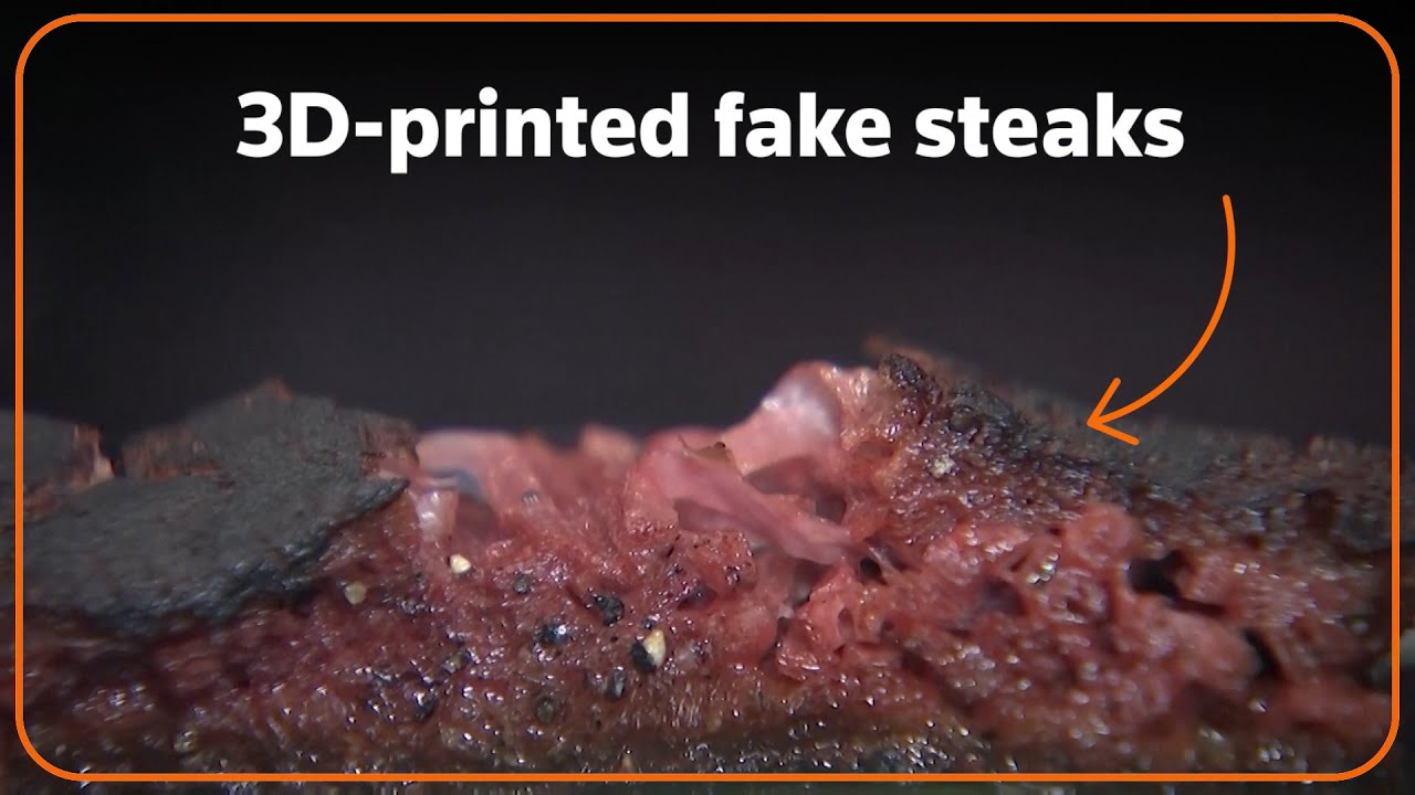‘Genius’ 3D-printed steak ready for restaurants - YouTube