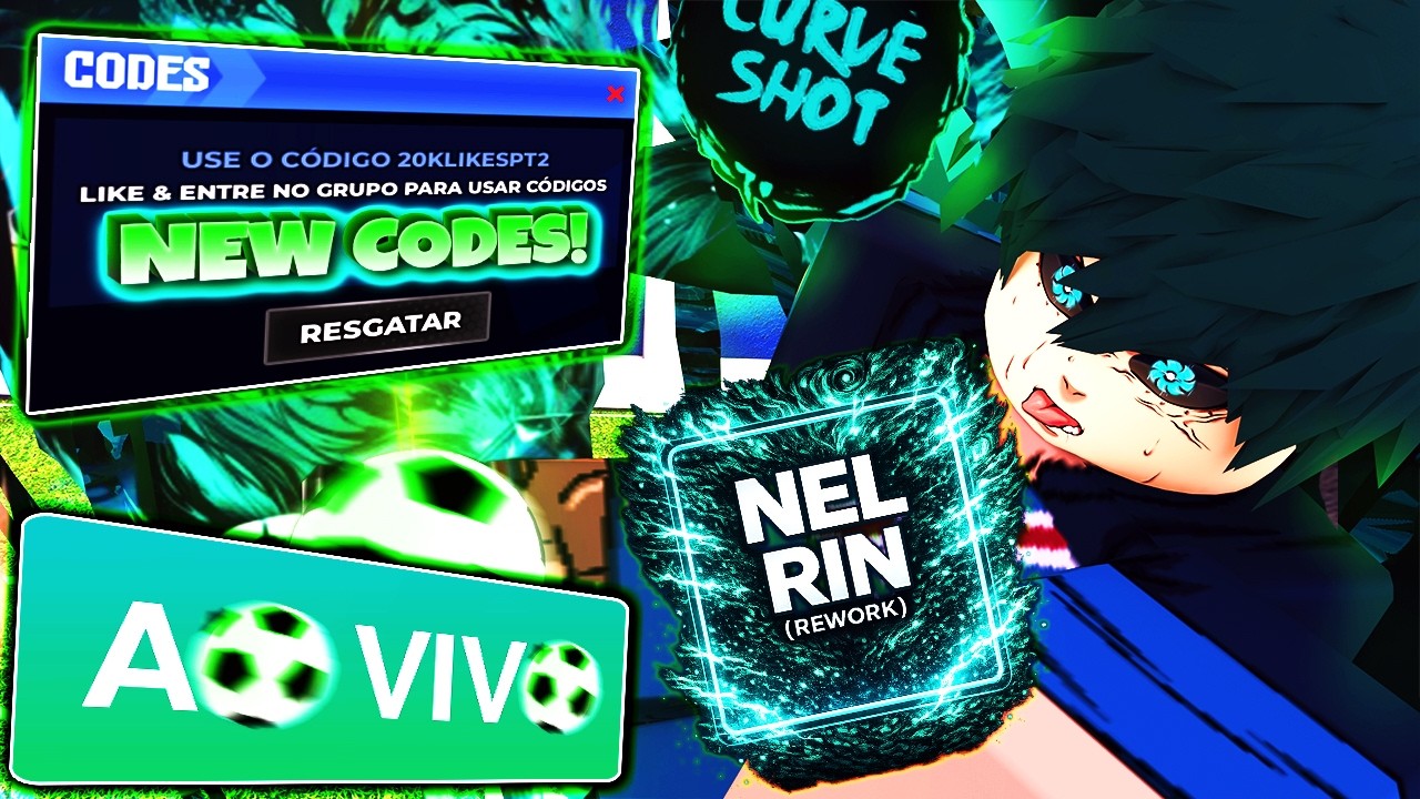 INCRIVEL INCRIVEL! NOVO REWORK DO NEL RIN e NOVO CÓDIGOS do BLUE LOCK ...
