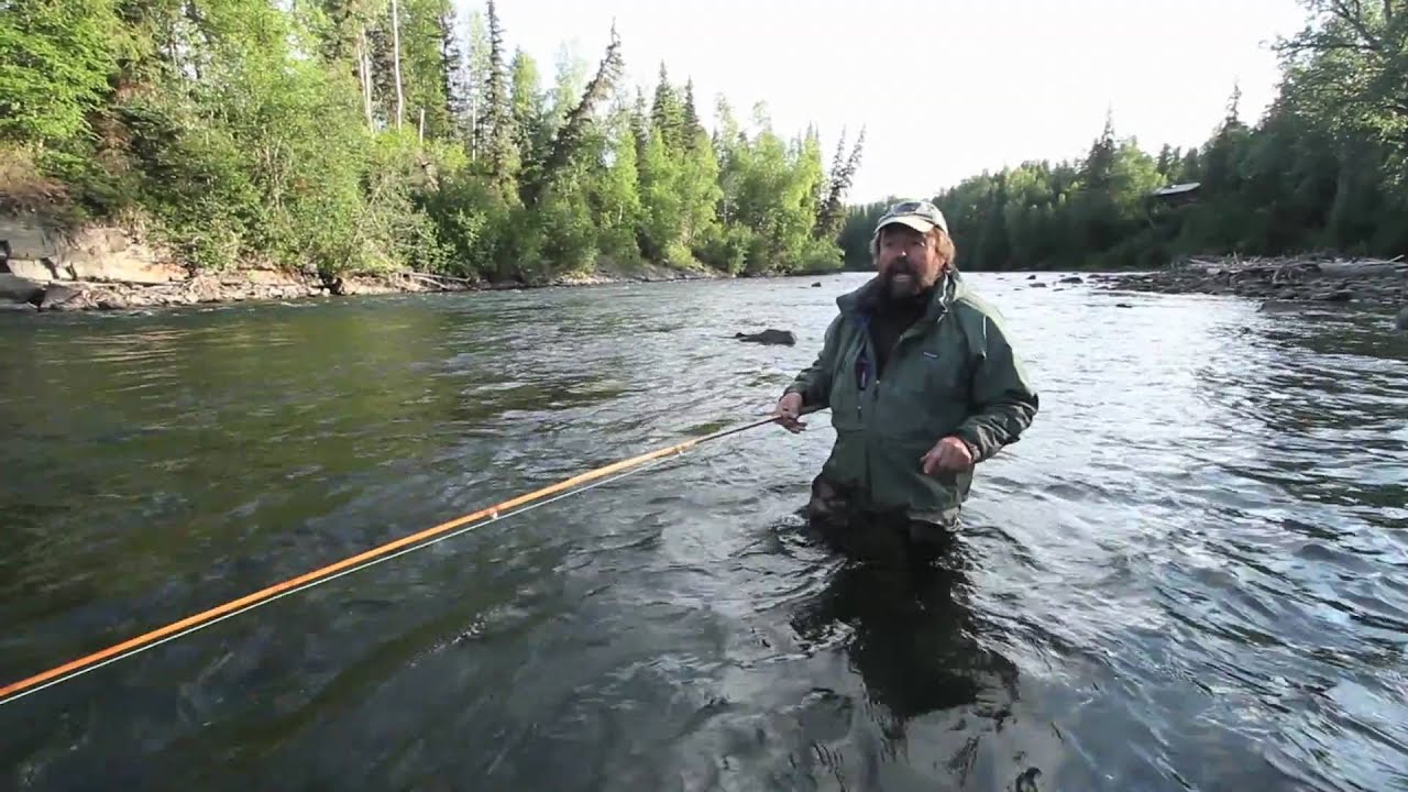 Bob Clay shows 12' rod-Spey cast technique - YouTube