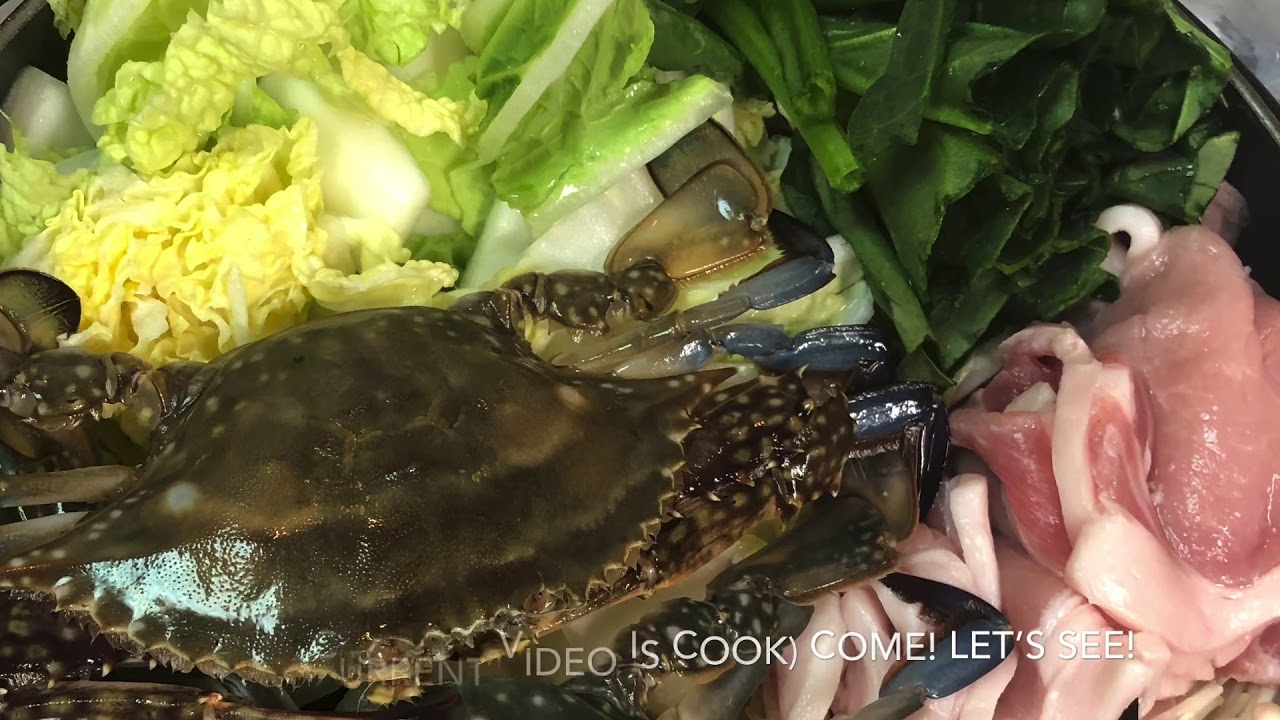 HOT POT | YASAI NABE WITH CRABS - YouTube
