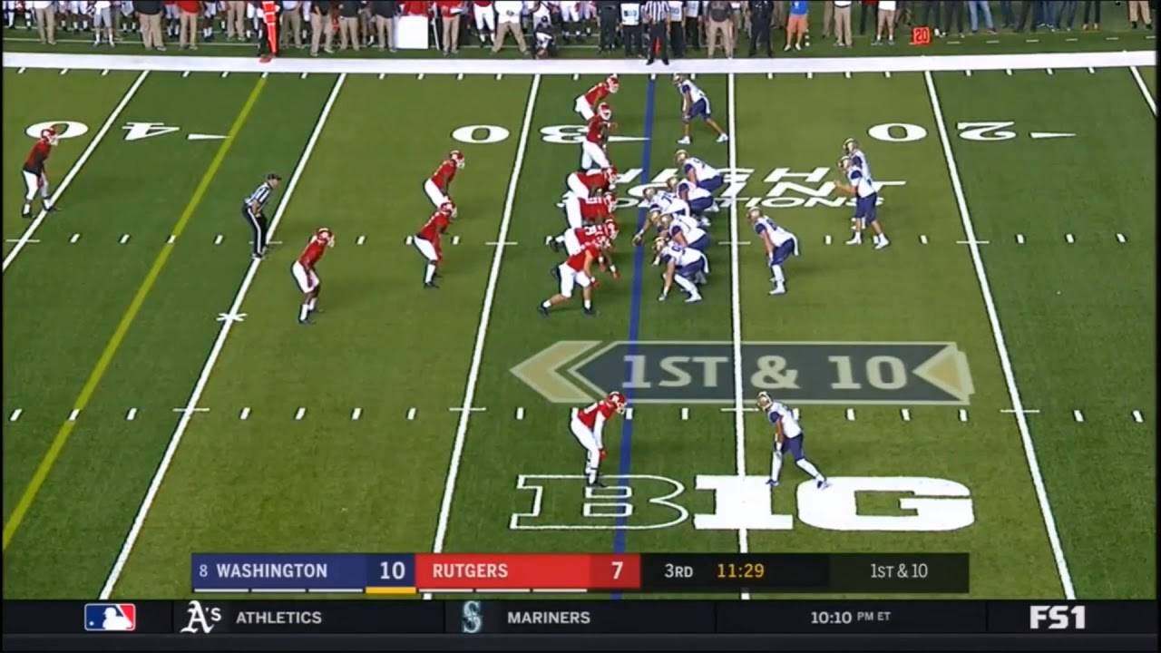 Trey Adams (LT) and Coleman Shelton (C) vs Rutgers - 2017 - YouTube