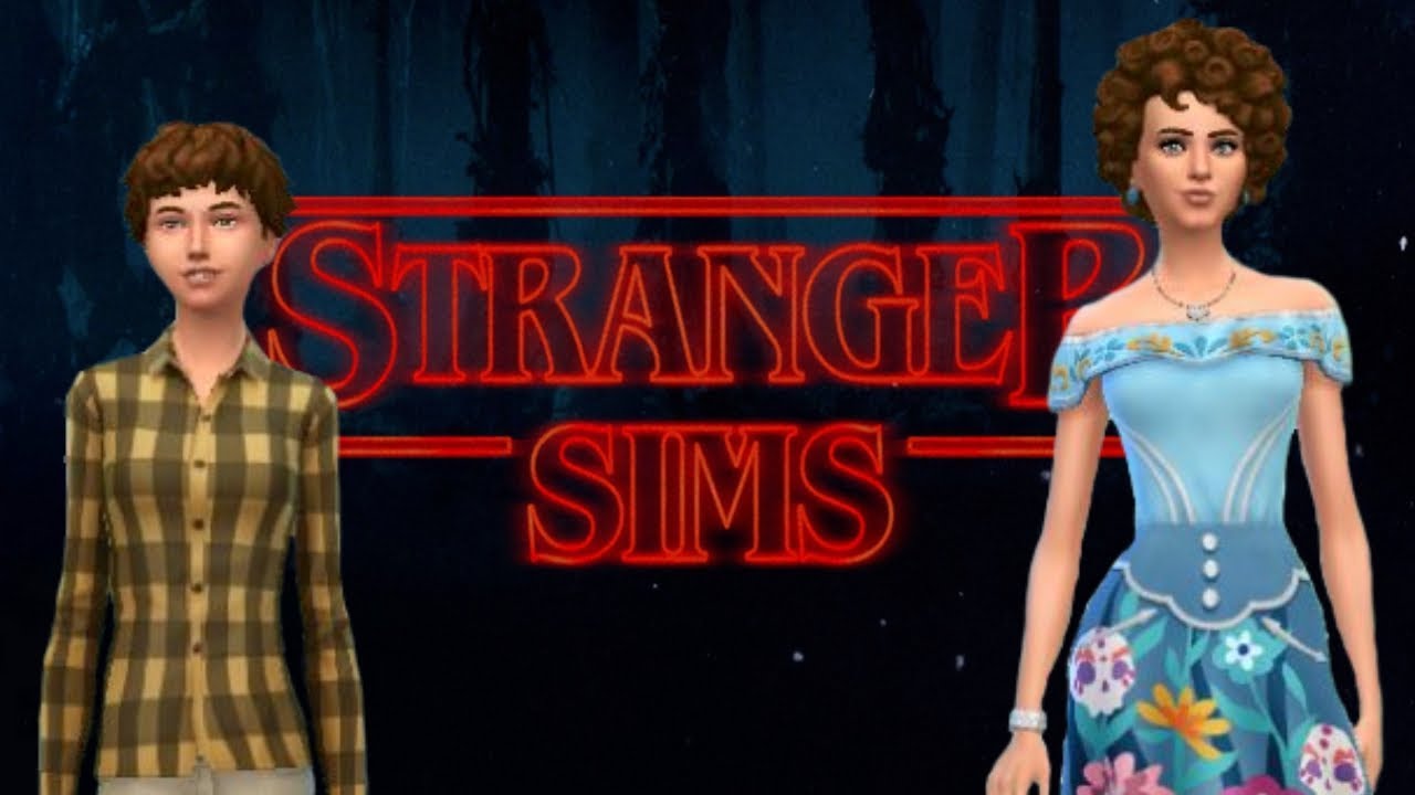 LES PERSONNAGES DE STRANGER THINGS DANS LES SIMS ! - YouTube