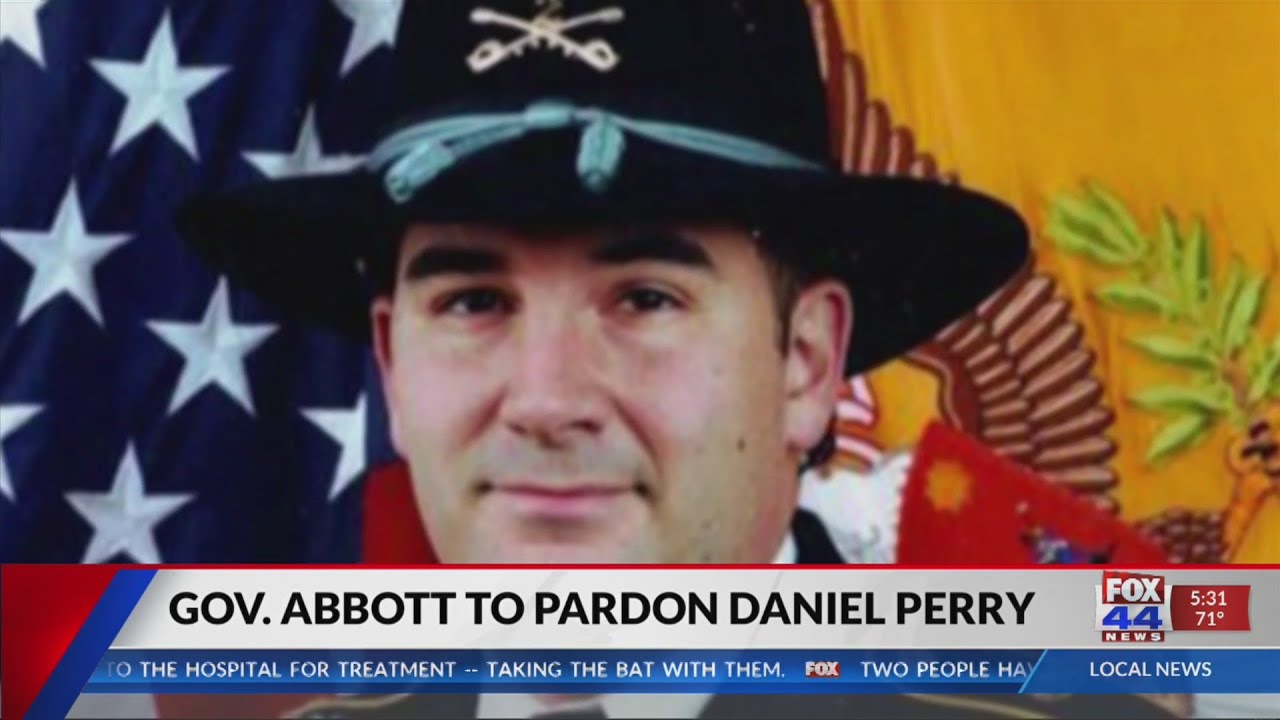 GOV. ABBOTT TO PARDON DANIEL PERRY - YouTube