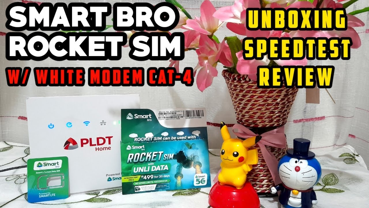 SMART BRO ROCKET SIM UNLIMITED DATA PROMO, UNBOXING, REVIEW AND ...