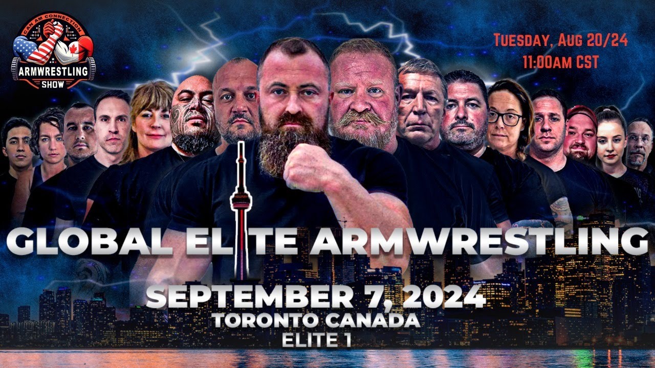 The CAN/AM Connection Armwrestling Show - August 20, 2024 - Global ...