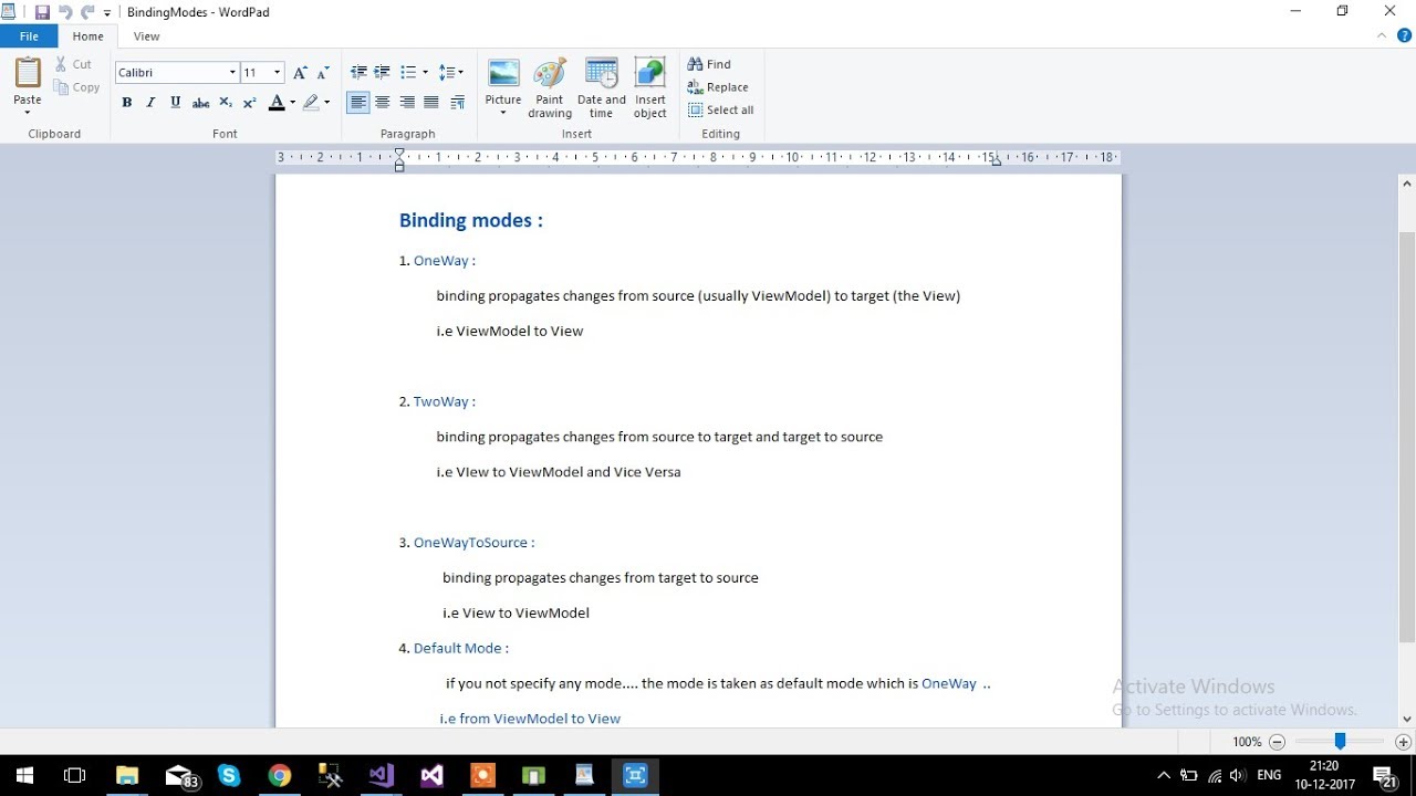 Binding Modes in Xamarin Forms - YouTube