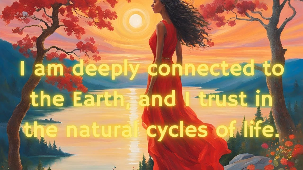 I AM DEEPLY CONNECTED TO THE EARTH - ROOT CHAKRA AFFIRMATION MANTRA ️ ...
