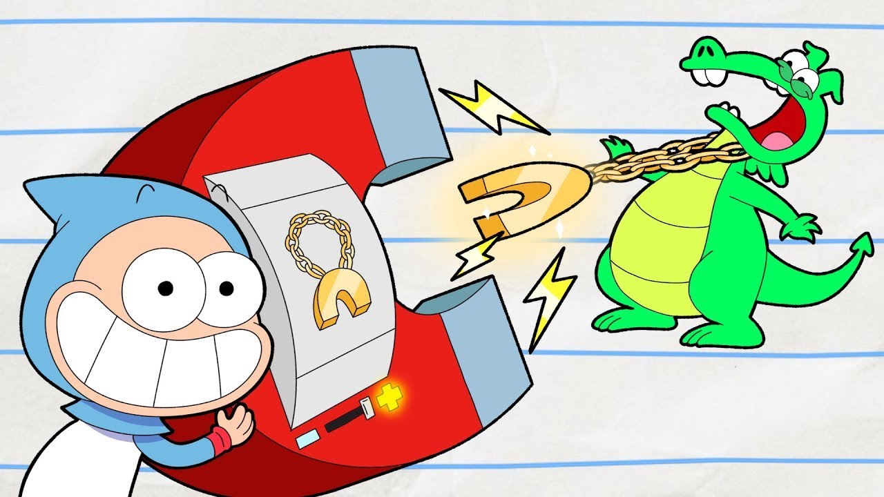 BOY’S MAGIC MAGNET! (NEW) Boy & Dragon | Cartoons For Kids | WildBrain ...