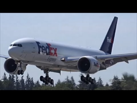 1st FedEx Boeing 777F Within a Few Years Finishing Test Flight @ KPAE ...