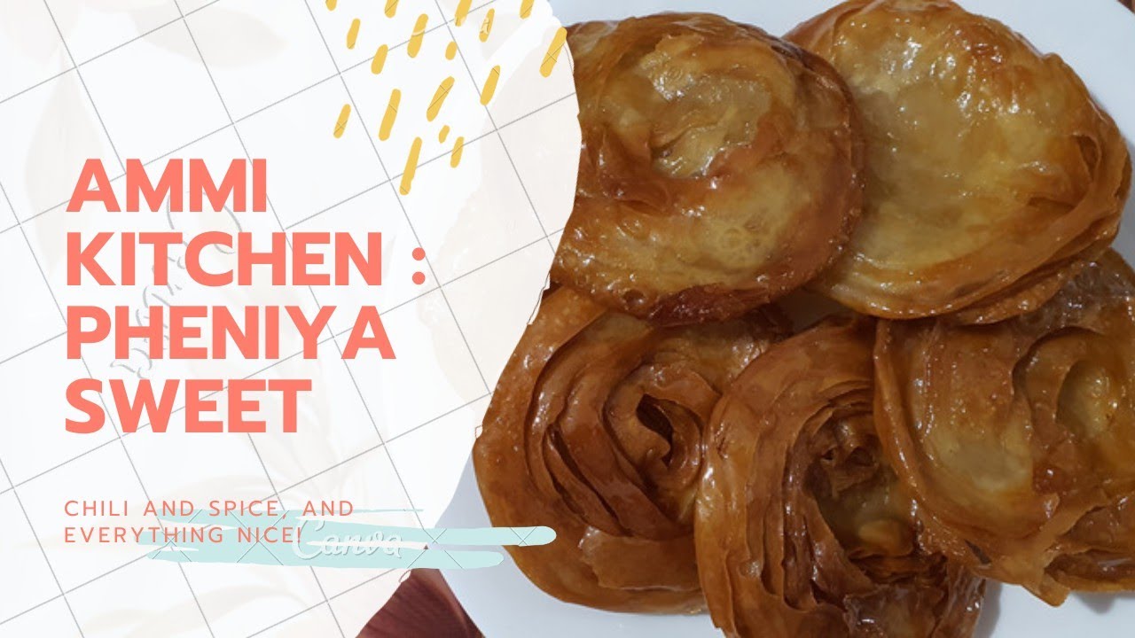 AMMI KITCHEN | Pheniya sweet receipe | Home receipe | Indian food - YouTube