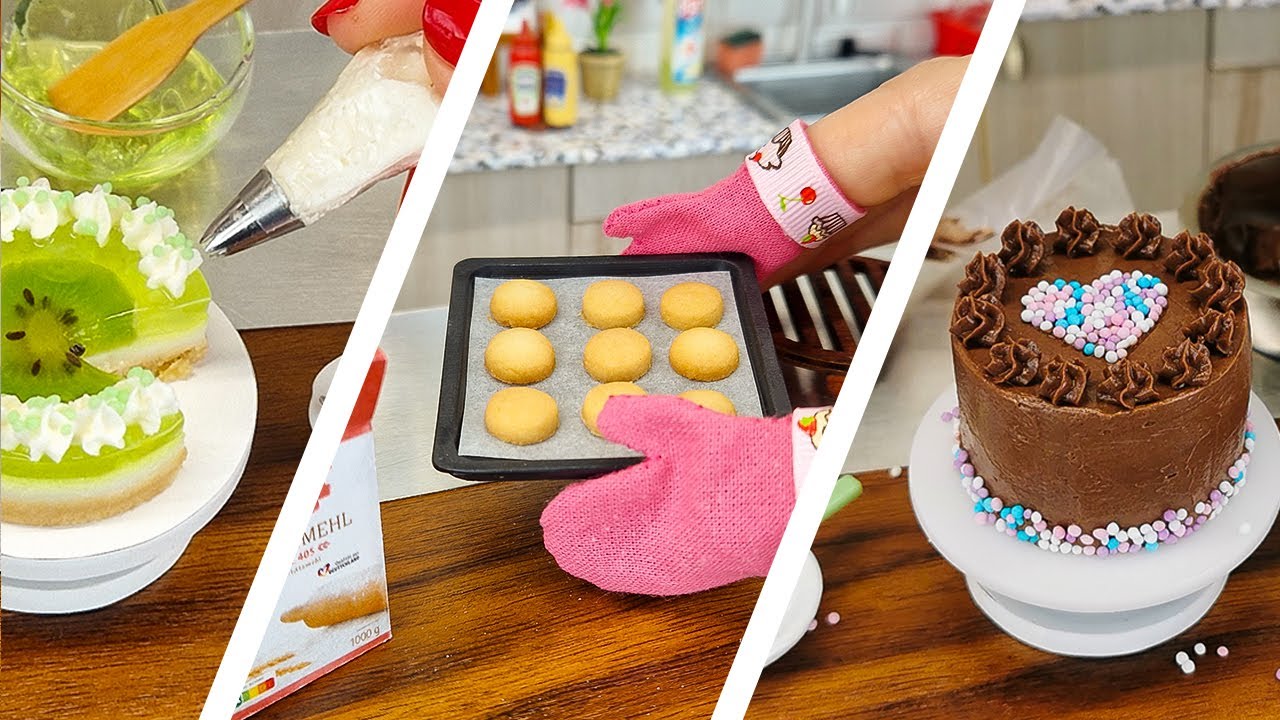 REAL mini cooking 1 hour! Real mini baking / ASMR - YouTube