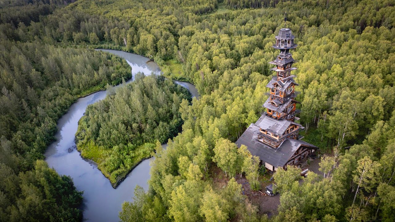 The Goose Tower (aka Dr Seuss Building), Alaska - USA - YouTube