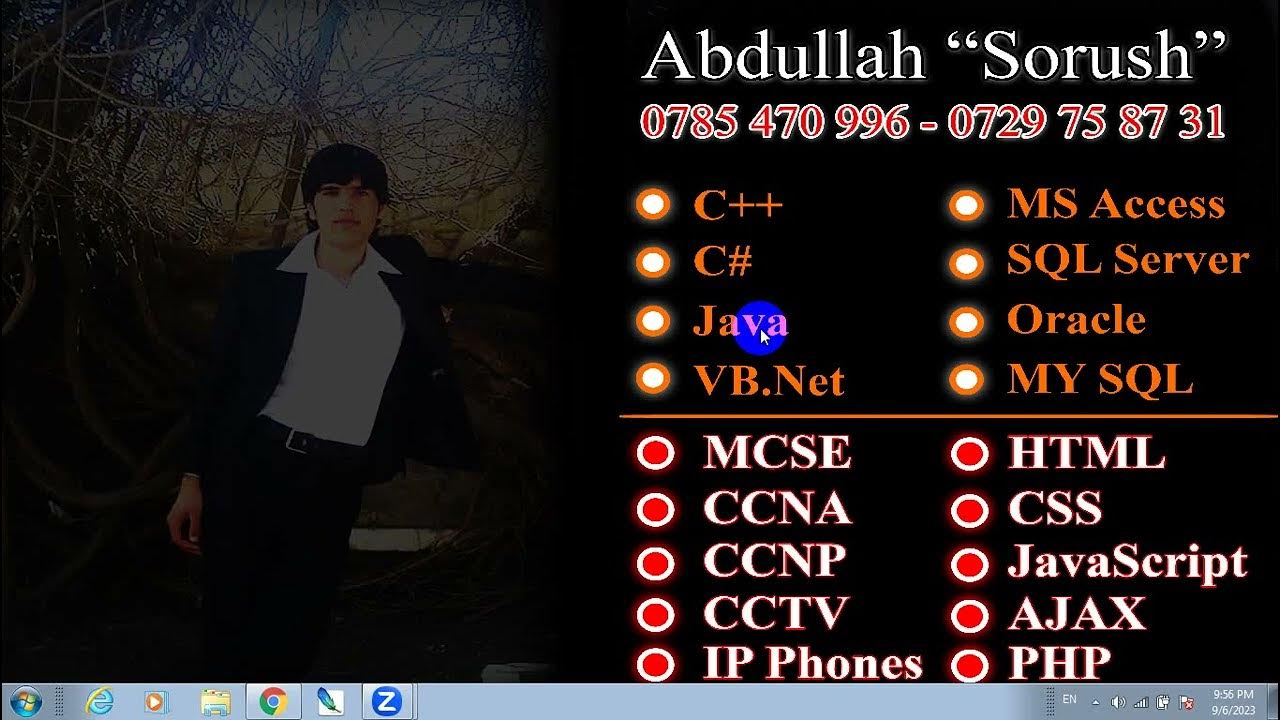 45th Class Introduction to New CCNA 200 301 in Pashto By Abdullah Sorush - YouTube