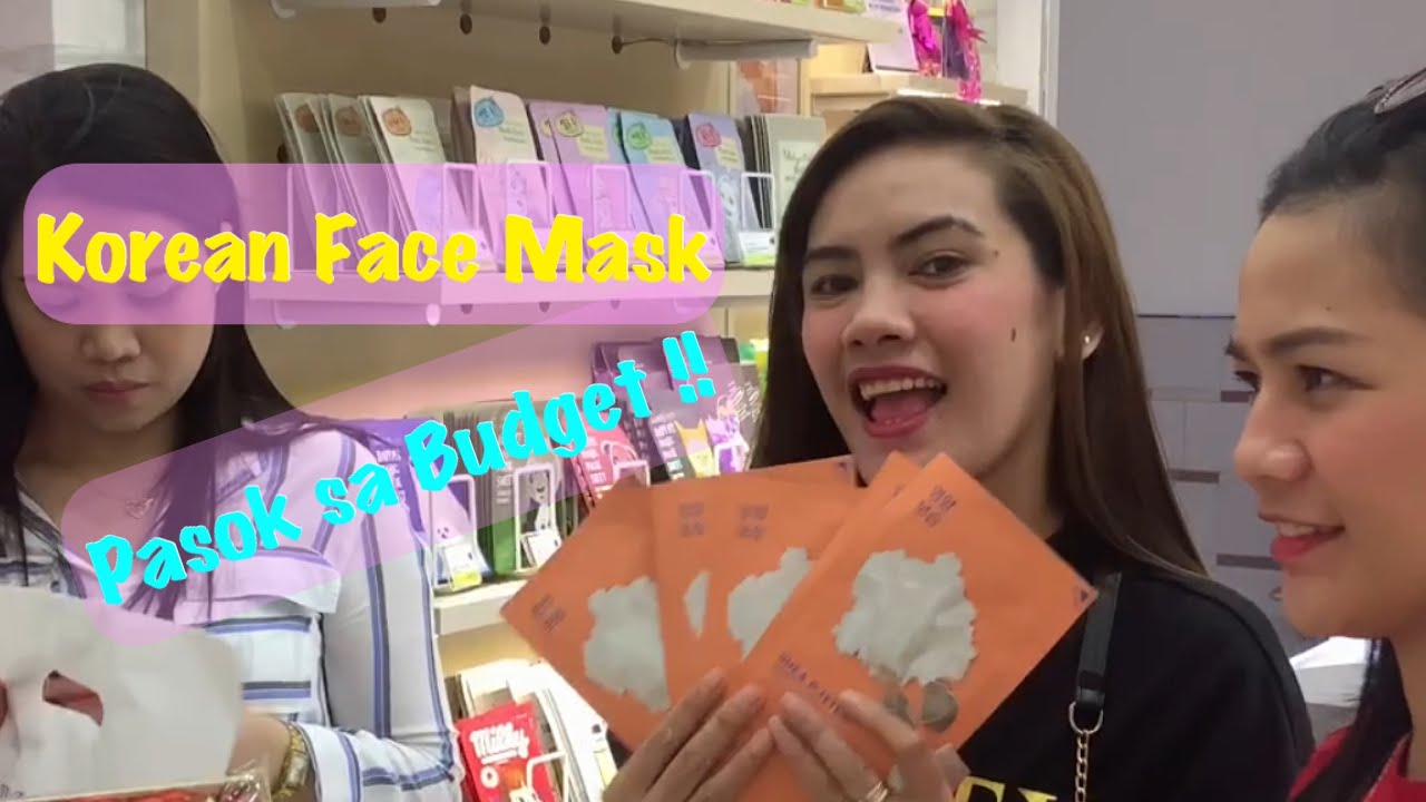 Korean face mask by Holika Holika - Barbie / Ailyn dela Serna - YouTube
