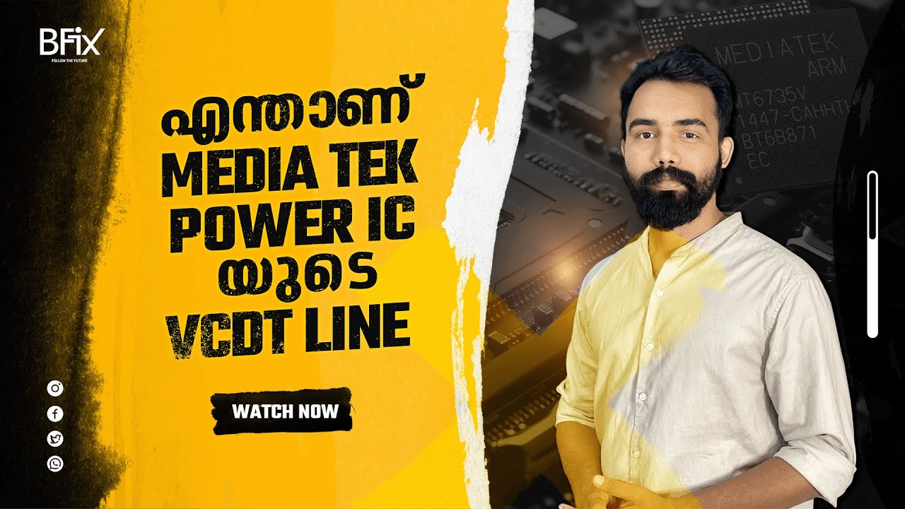 What is the vcdt line of media tek power ic | iPhone Repair | Malayalam ...