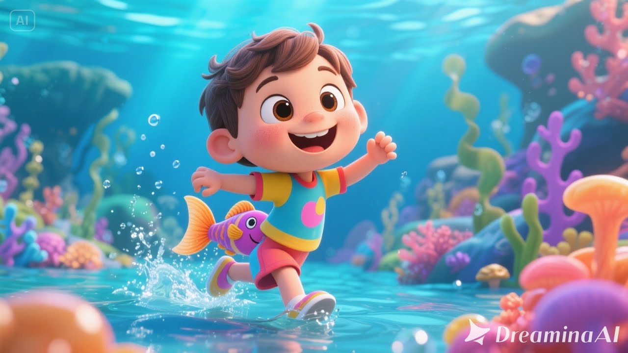 Wiggle Wiggle Fishy Dance | Fun Fish Song for Kids | Sing Along Nursery ...