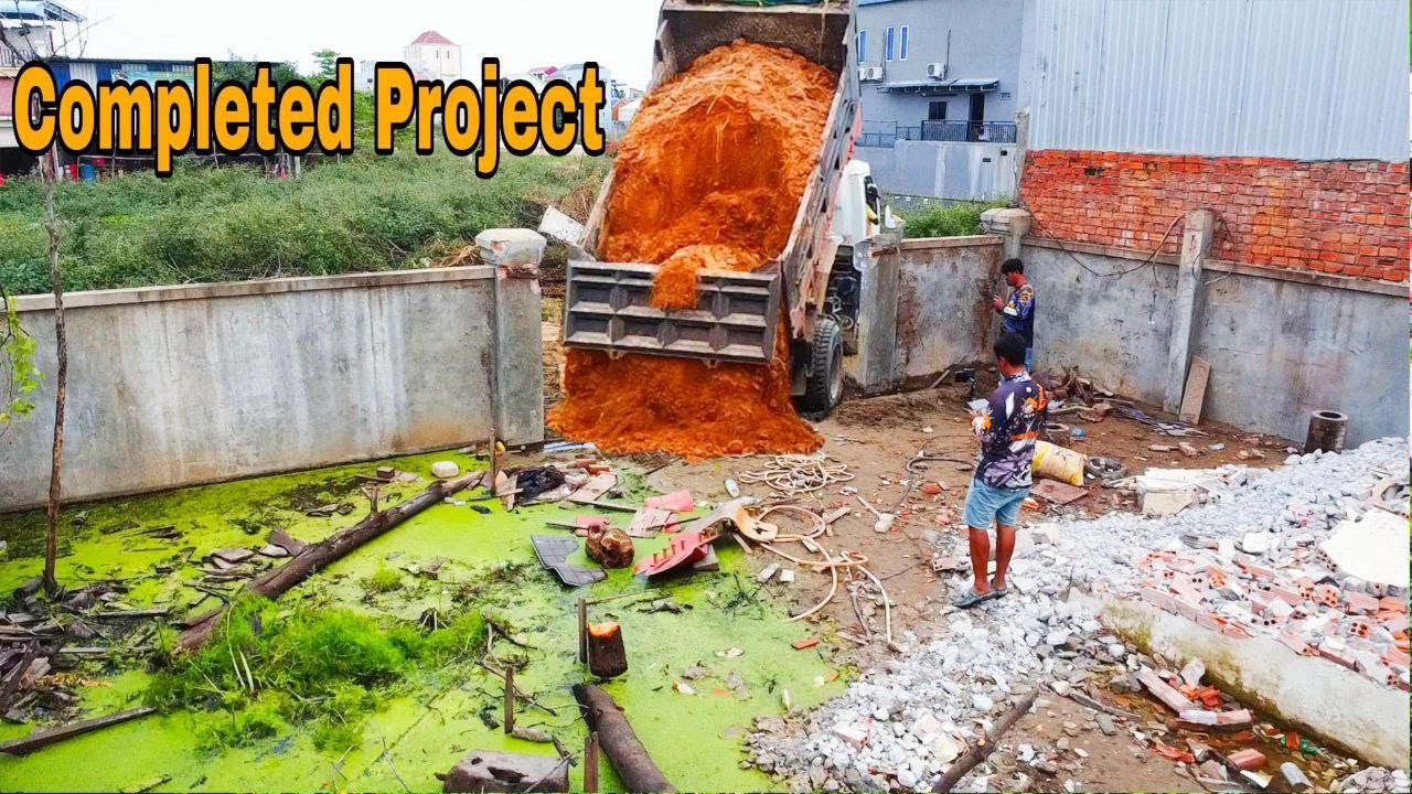 Start New Project Dumping soil to clear the compensation site and ...