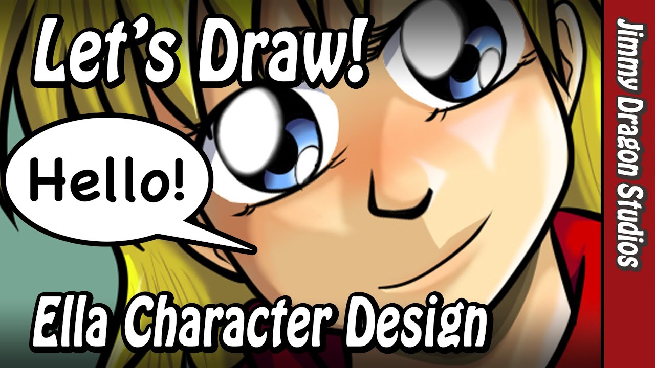 Character Design Process – Ella Linsdack of Romancing Dragon! (Drawing ...