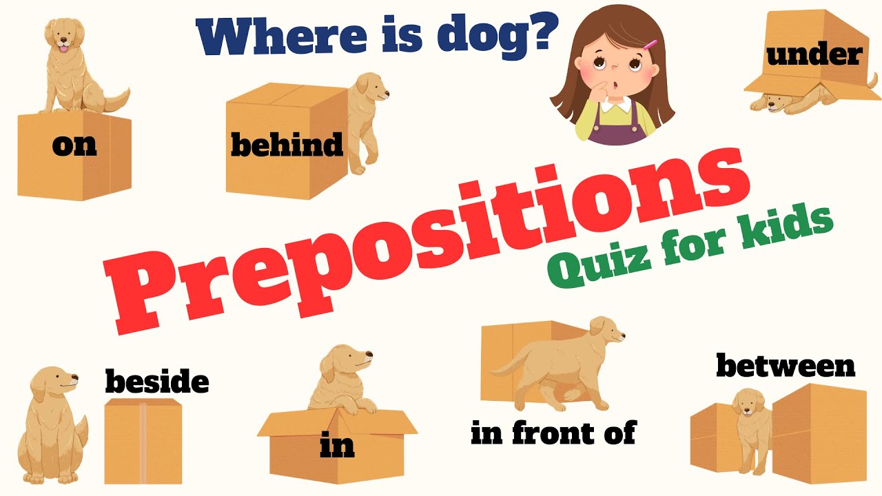 Prepositions Quiz Game for Kids | Learn Grammar | Learn with Images ...