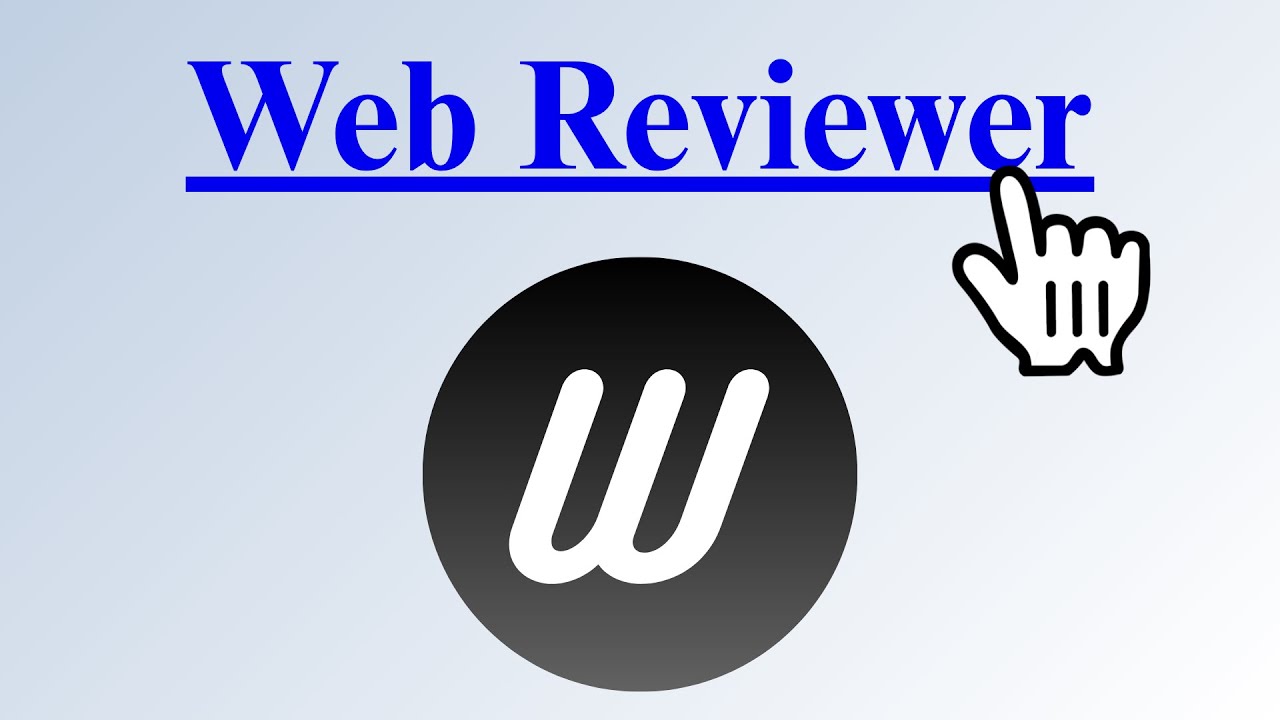 How to use Web Reviewer? - YouTube