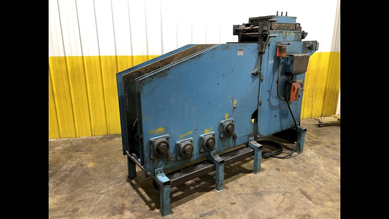 4,000 LB X 10" DURANT MODEL #HDCC4810 COIL CRADLE & MOTORIZED STRIP ...