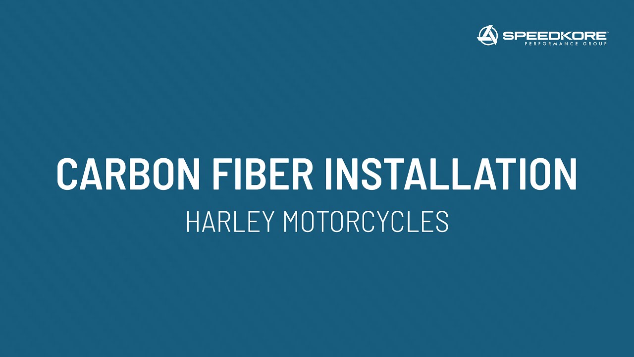 Carbon Fiber Installation for Harley Motorcycles - YouTube