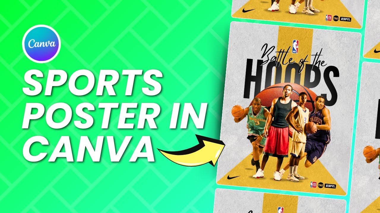 Canva Flyer Tutorial - Create an Attractive Sports Flyer in Canva - YouTube