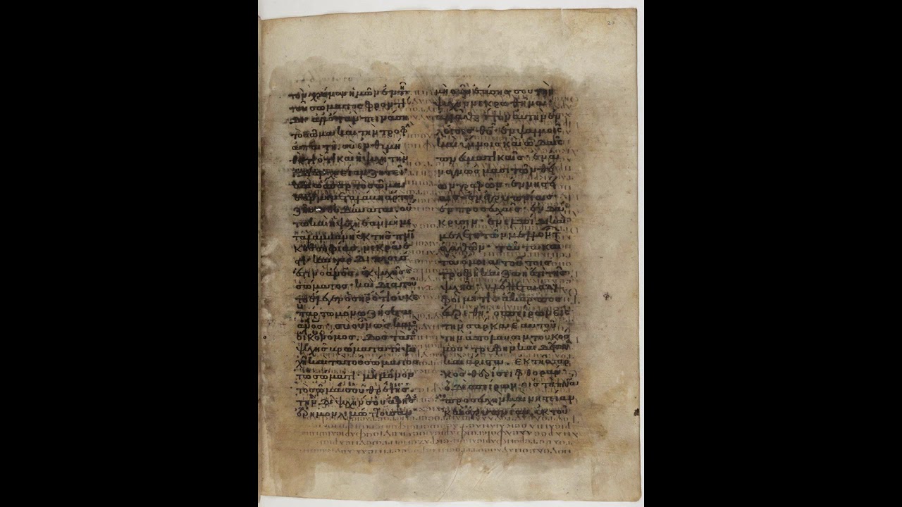 Read the Codex Ephraemi Rescriptus - YouTube