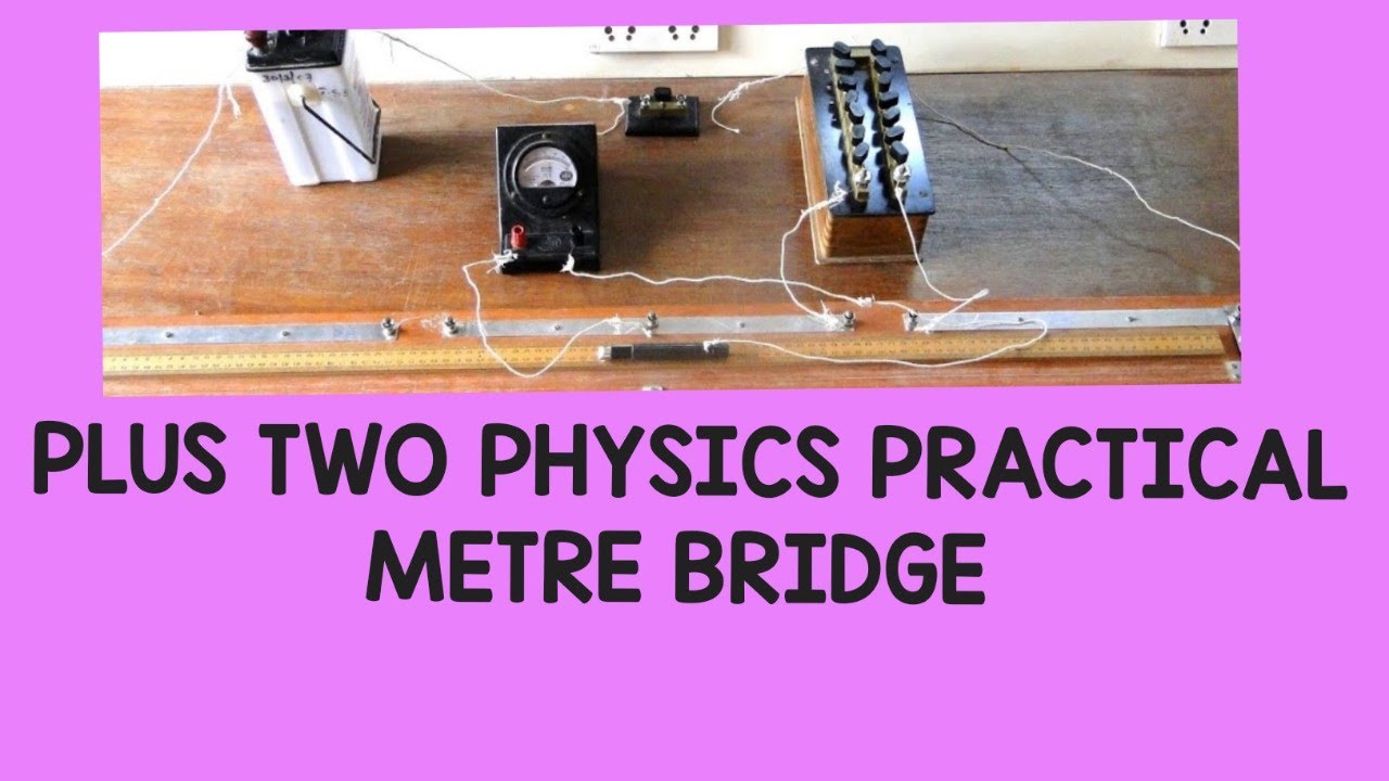 Metre bridge Practical.//plus two Physics Practical - YouTube