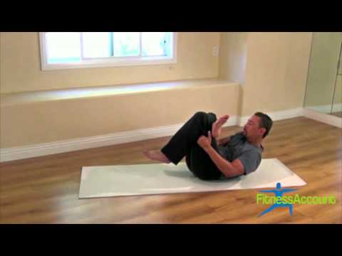 FitnessAccount.com - How to - Lying Figure 4 Stretch - YouTube